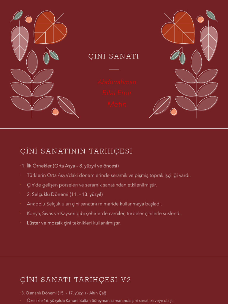 Görsel Sanatlar Slayt | PDF