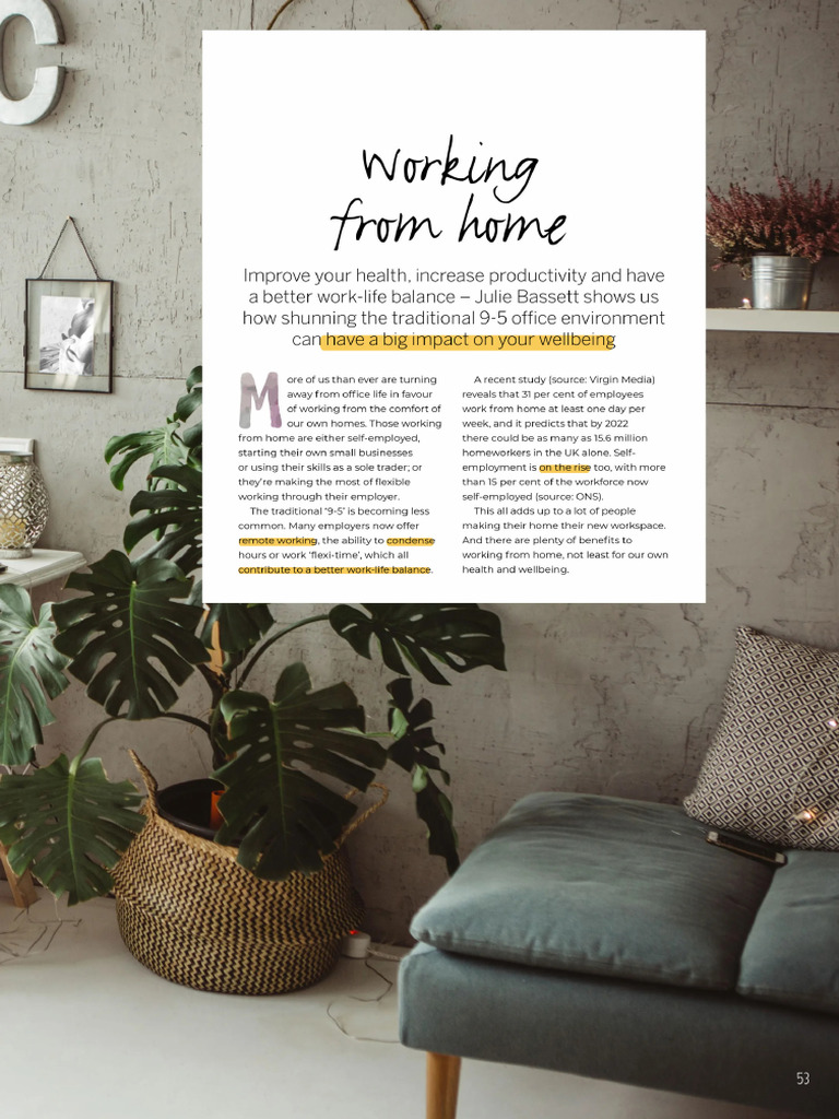 Working From Home | PDF