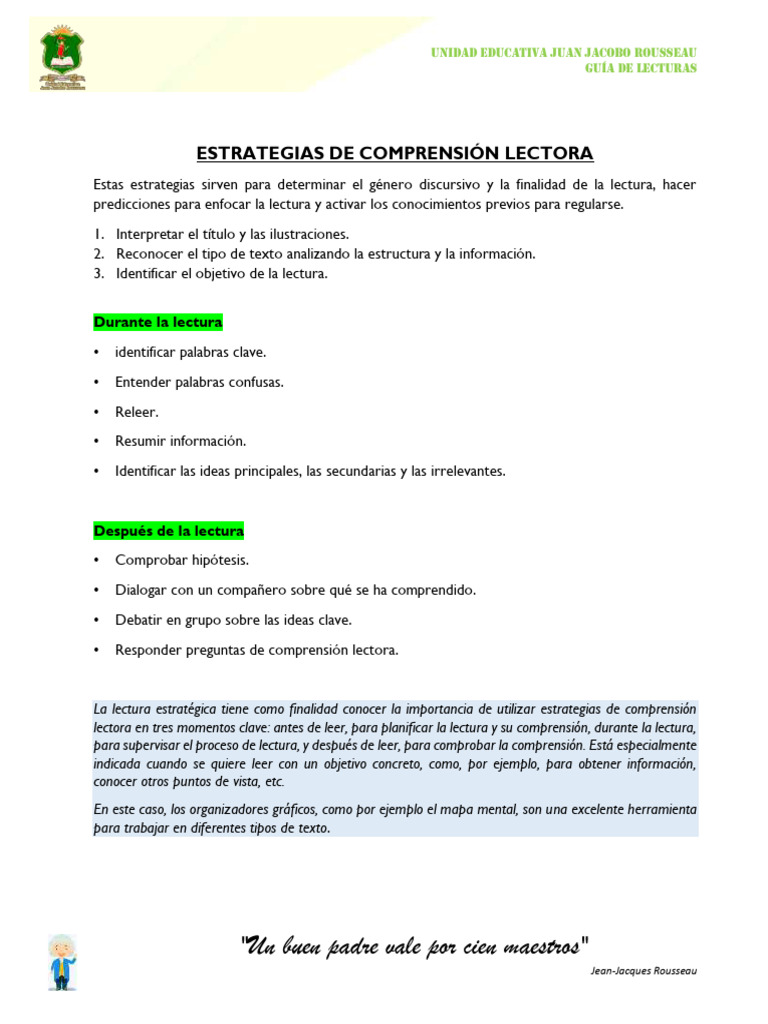 Estrategias de Comprensión Lectora y Terremotos | PDF | Temblores ...