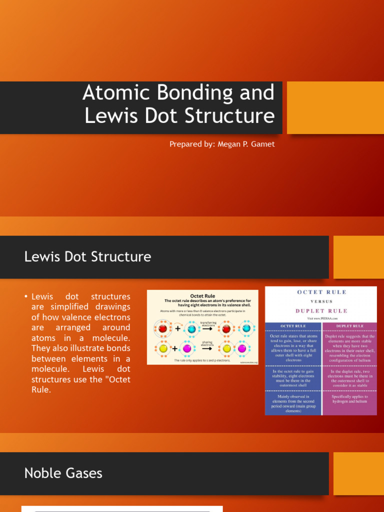 Atomic Bonding and Lewis Dot Structre With Answers | PDF
