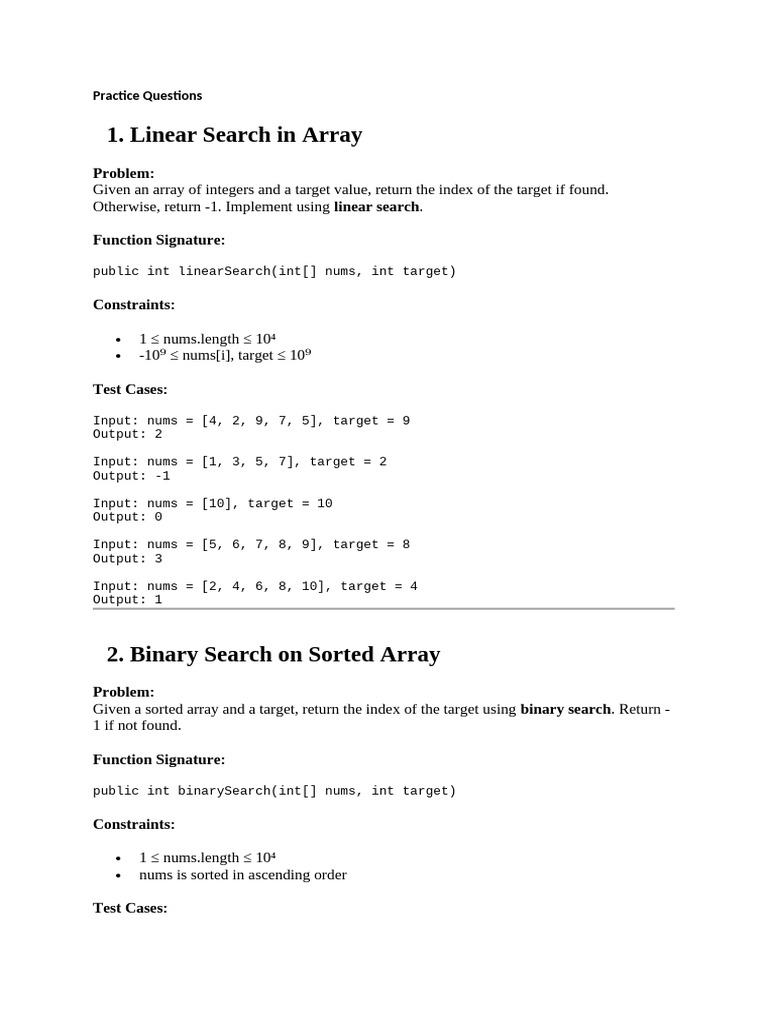Practice Questions (1) | PDF | String (Computer Science) | Integer (Computer Science)