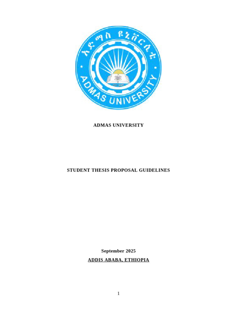 AdU Thesis Proposal Guidelines | PDF | Sampling (Statistics) | Methodology