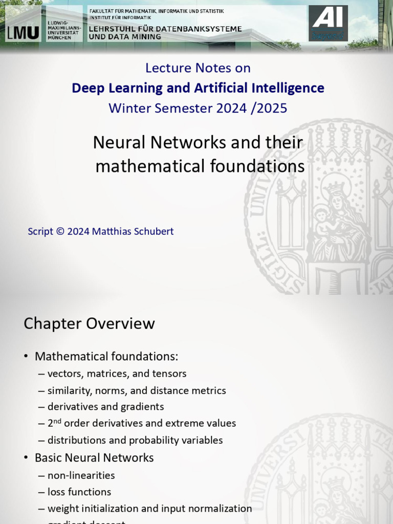 Dlai 2 NN Basics | PDF | Mathematical Optimization | Deep Learning