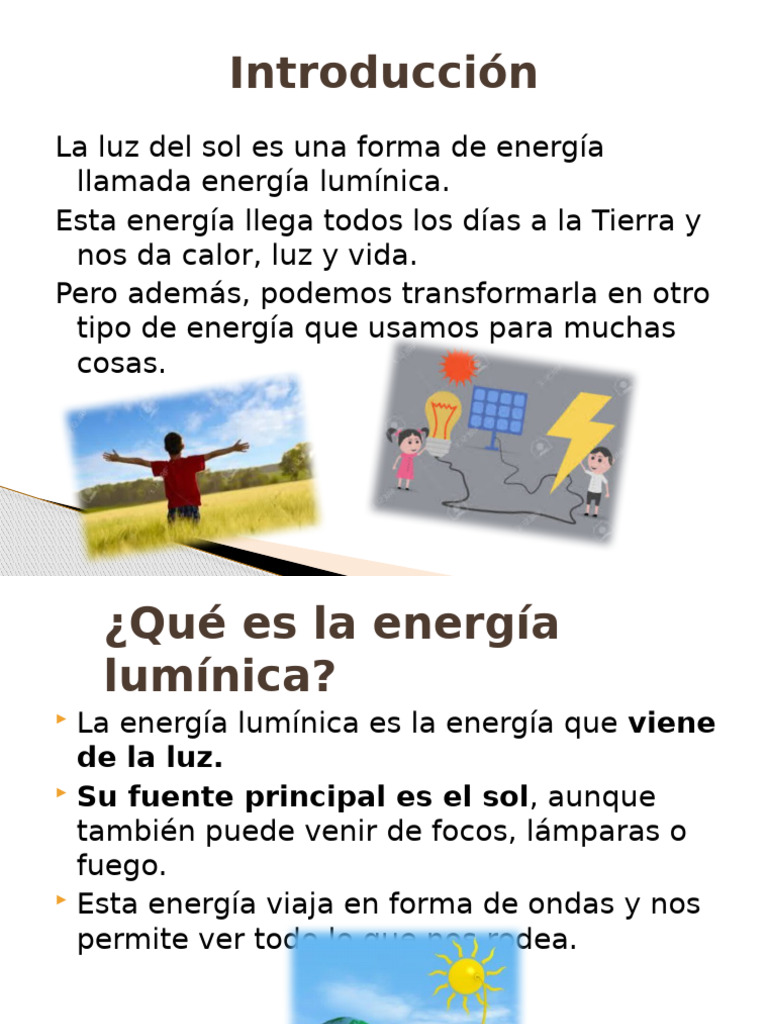 Energía Lumínica | PDF