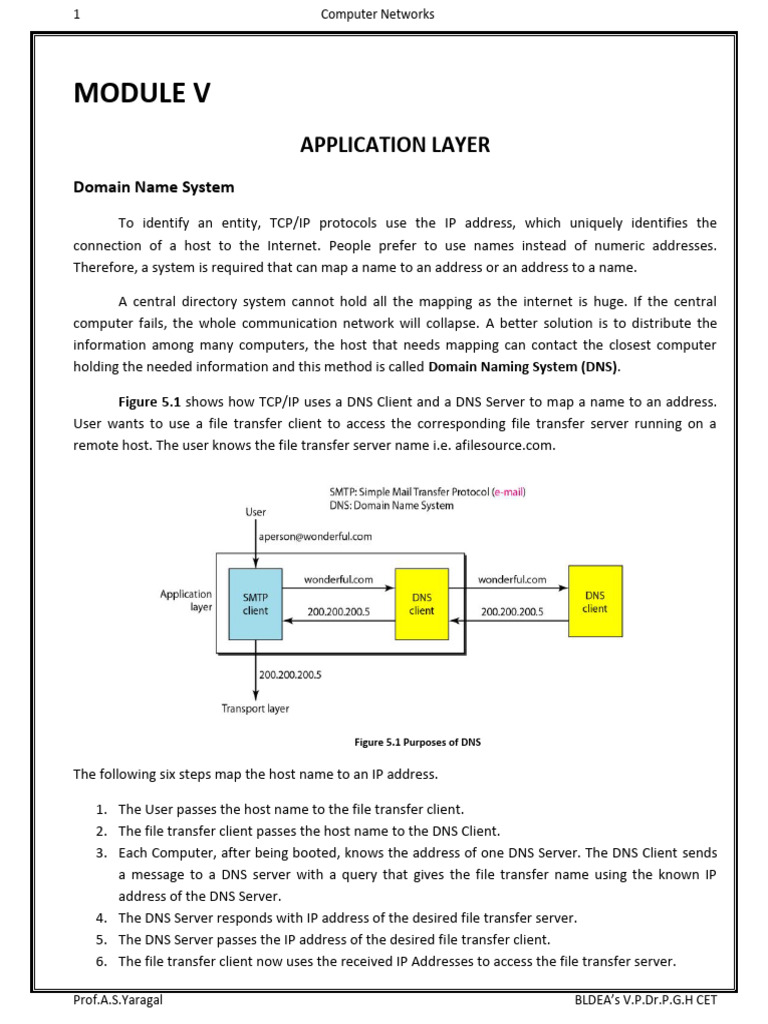 CN- Module V | PDF | World Wide Web | Internet & Web
