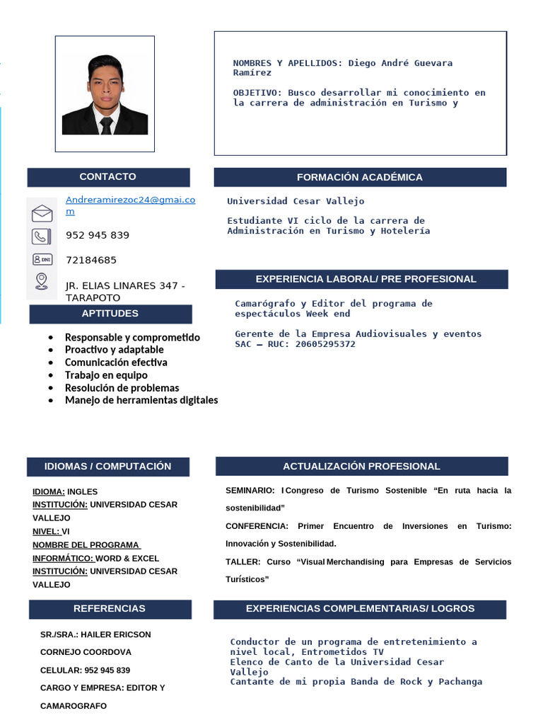 Formato CV | PDF