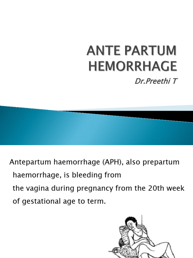 Antepartum Haemorrhage in Pregnancy | PDF | Uterus | Maternal Health