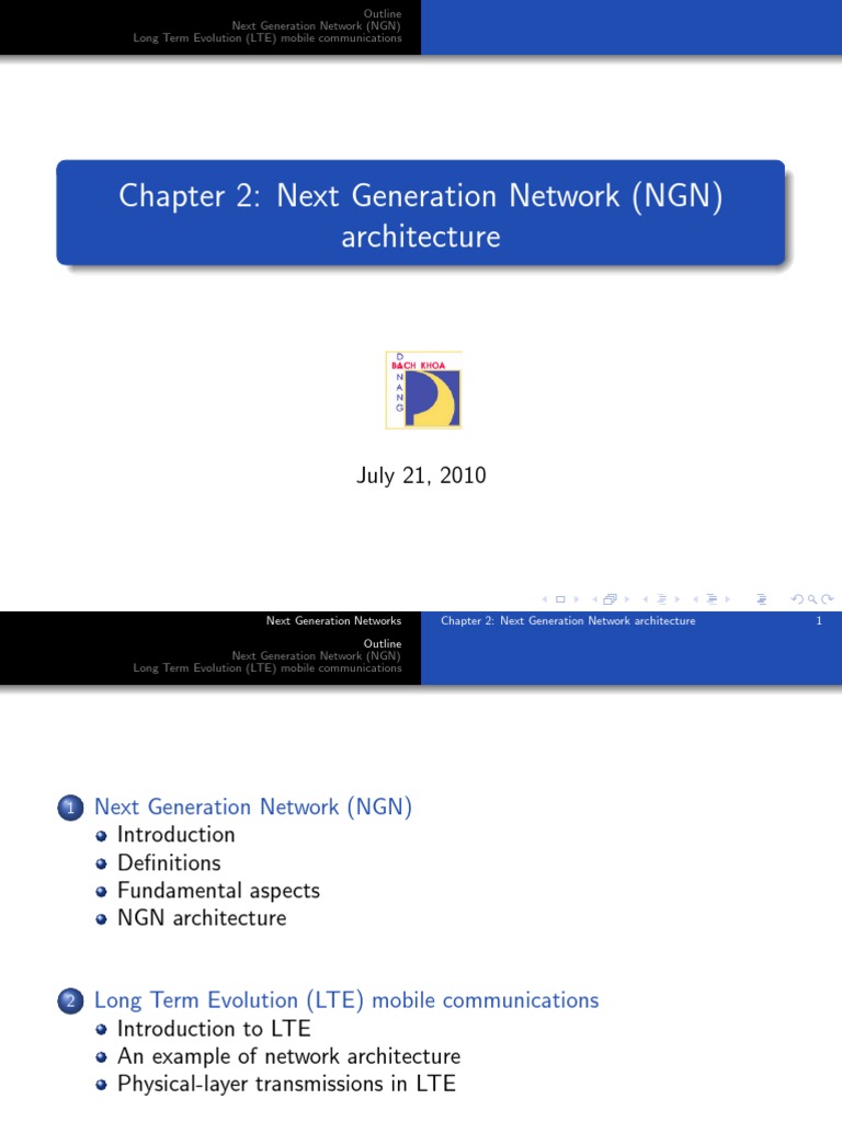 Next Generation Network Architecture Overview | PDF | Lte (Telecommunication) | 4 G