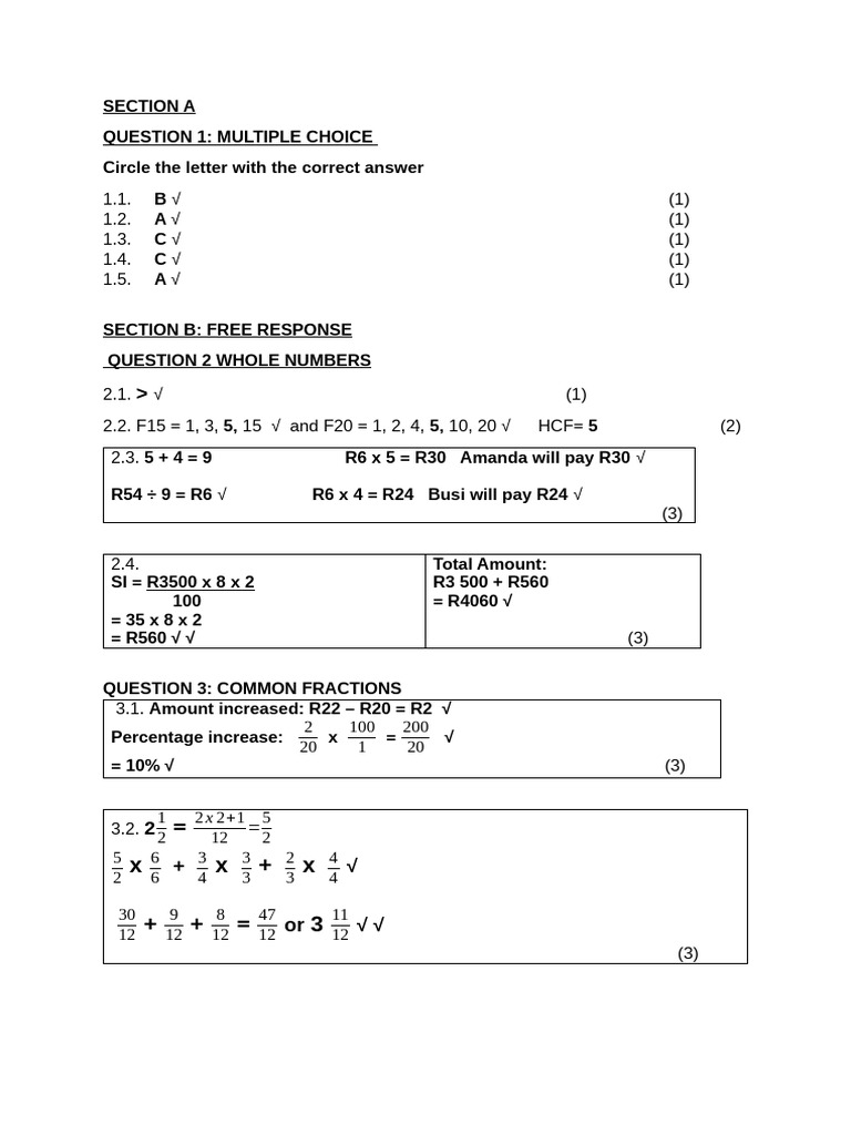 Maths Paper 1 Term 4 2025 | PDF | Exponentiation | Number Theory