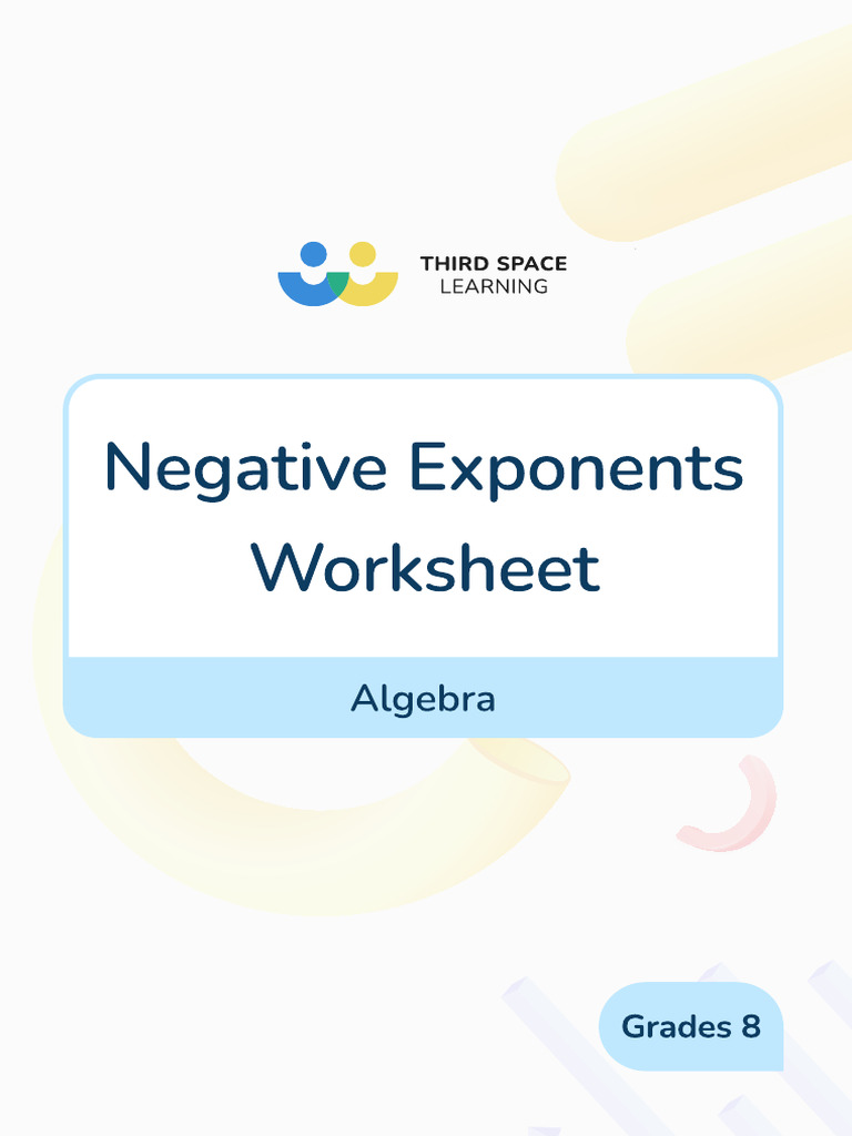 Negative Exponents Practice Answers | PDF | Exponentiation ...