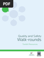 Quality and Safety Walk-rounds Toolkit | PDF | Health Care | Patient Safety