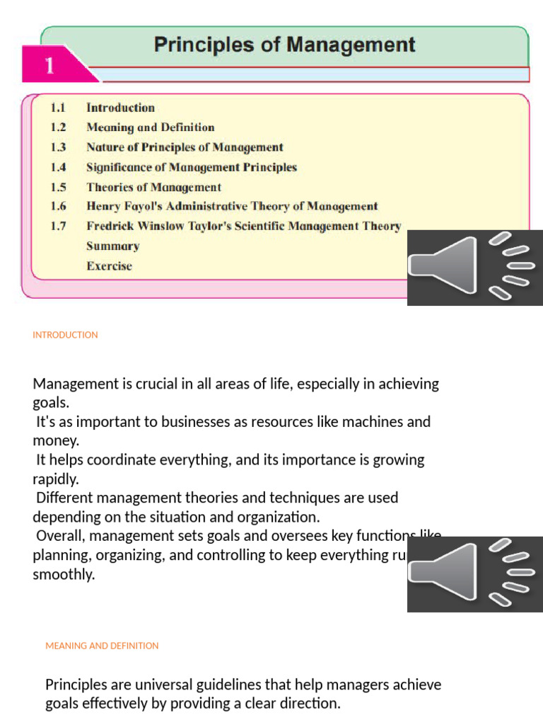Principles and Theories of Management | PDF | Business