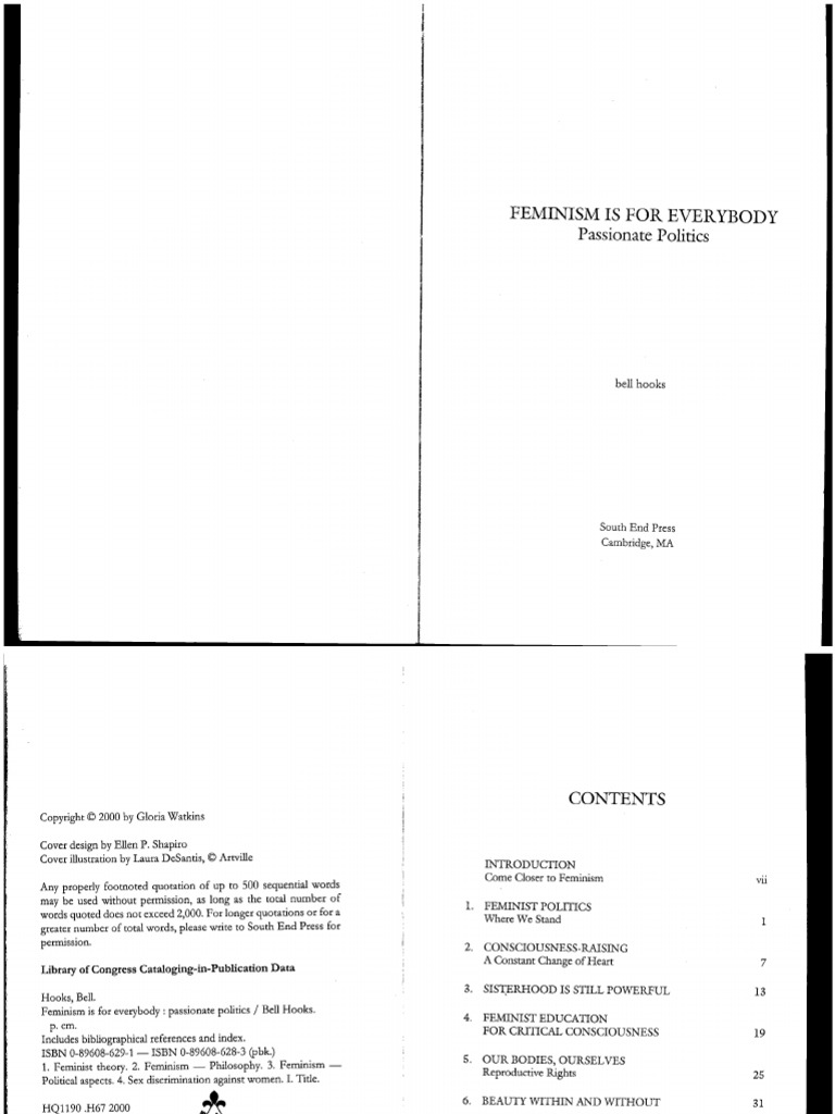 Bell Hooks-Feminism Is For Everybody | PDF