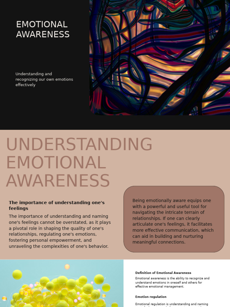 Mastering Emotional Awareness Skills | PDF | Emotions | Psychological ...