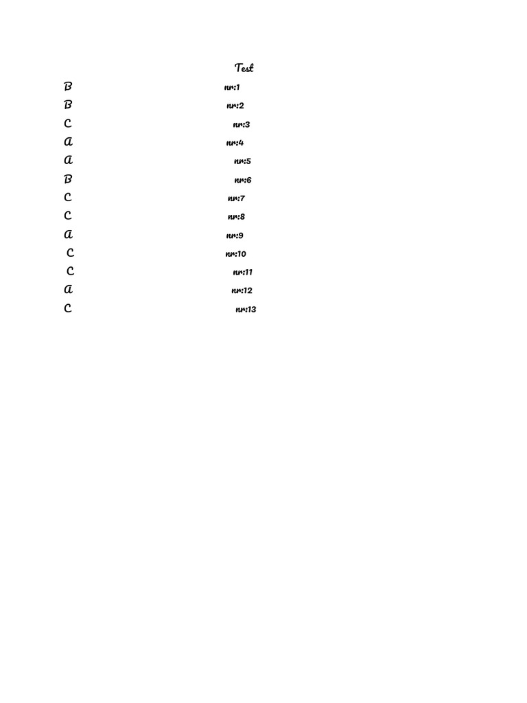 Test | PDF