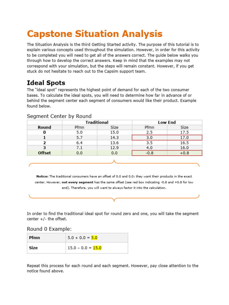 Situation Analysis Walk Thru | PDF | Economies