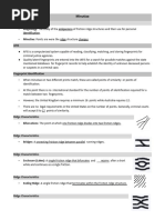 Fingerprint Ridge Characteristics Explained | PDF | Fingerprint ...