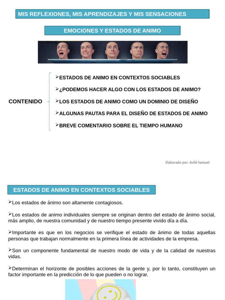 Diseño y Gestión de Estados de Ánimo | PDF | Estado de ánimo ...