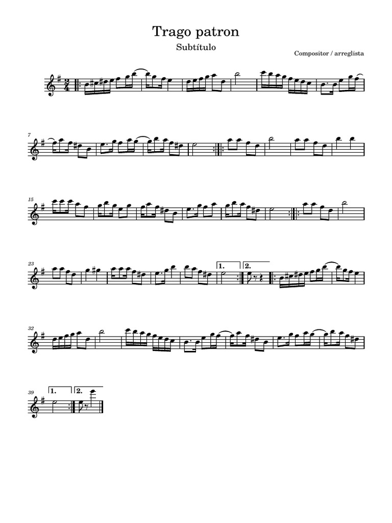 Trago Patron | PDF