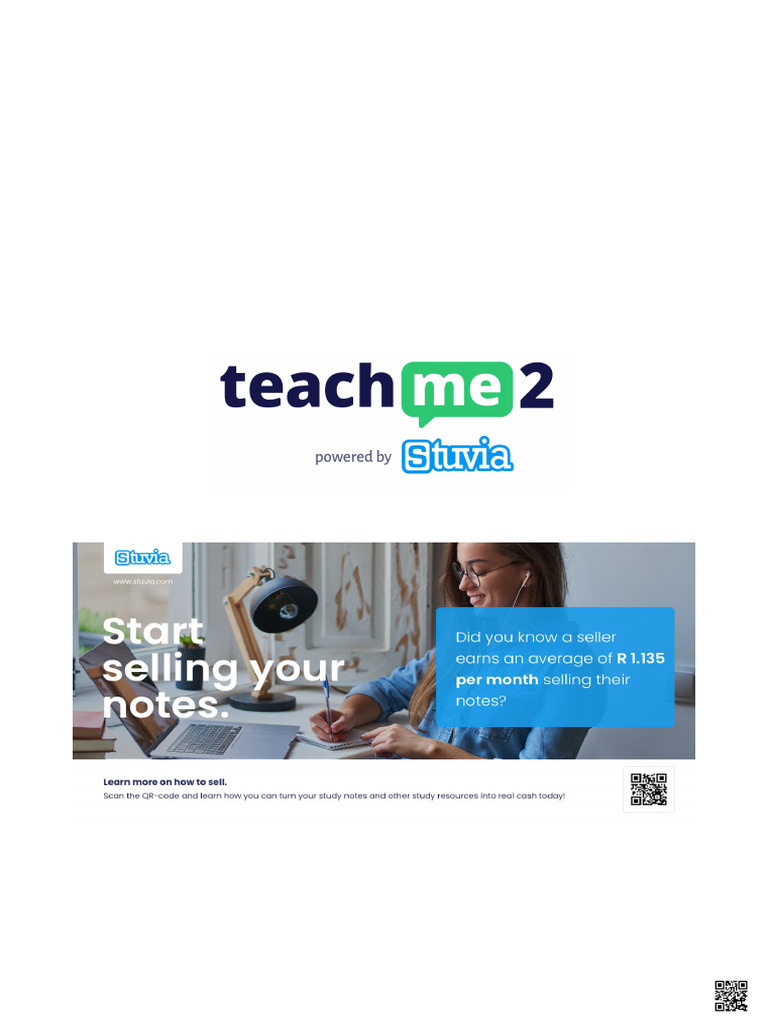 Stuvia 2062289 Consumer Studies Grade 12 Term 2 Booklet | PDF | Credit ...
