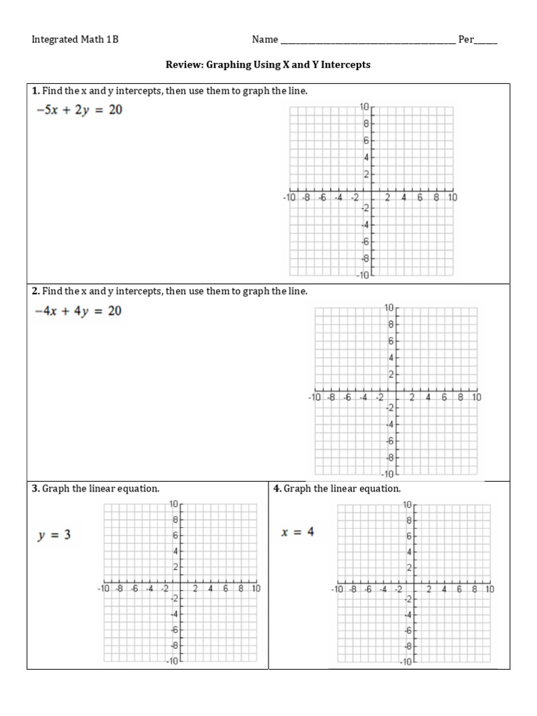 Standard Form Review WS | PDF