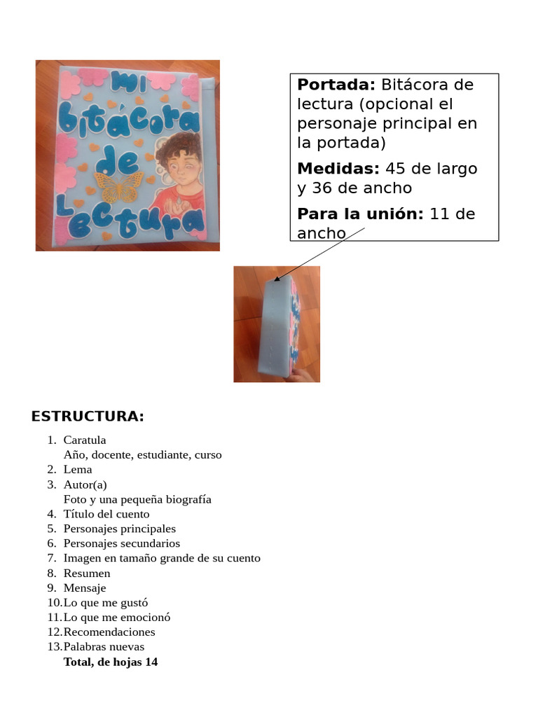Mi Cuento - Bitácora de Lectura | PDF