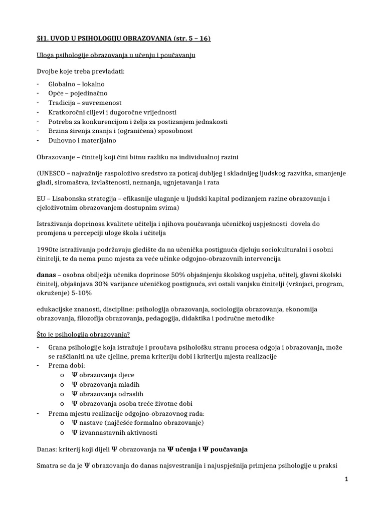 PO 1. kolokvij skripta | PDF