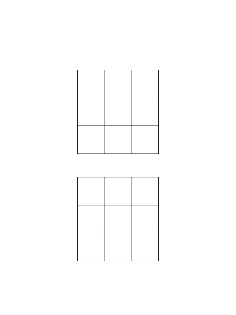 Bingo Tablas 3y4 3x3 Sin Libre | PDF