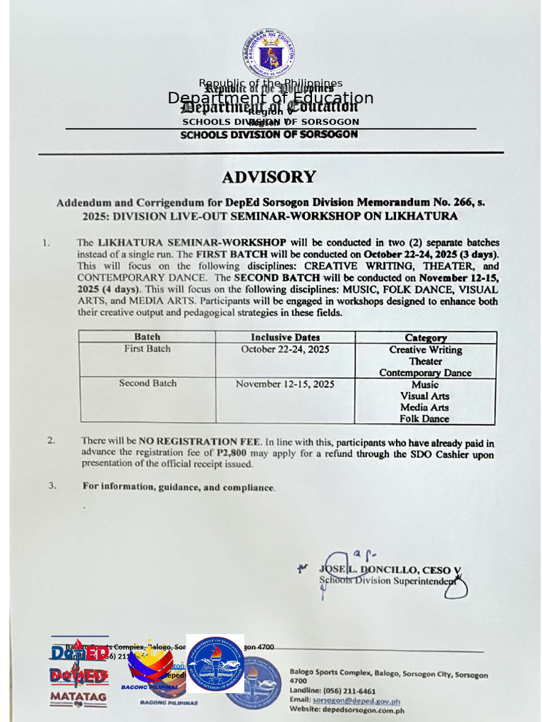 List of Participants Per Discipline Batch 1 | PDF