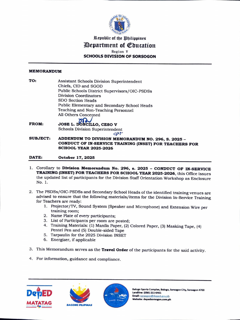 Inset 2025 | PDF