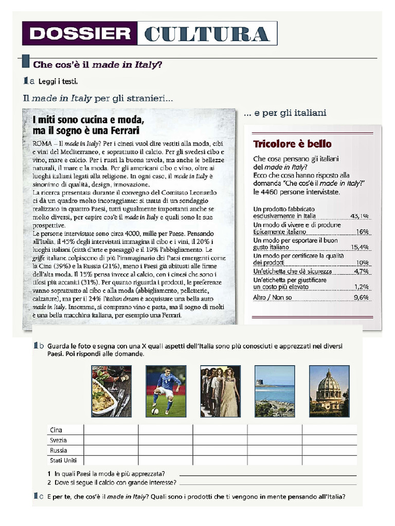 Made in Italy - 3º Miche | PDF