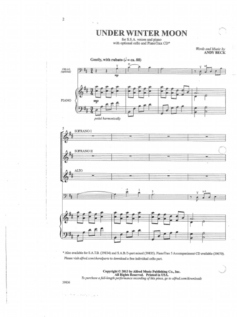 Copy of Under Winter Moon | PDF