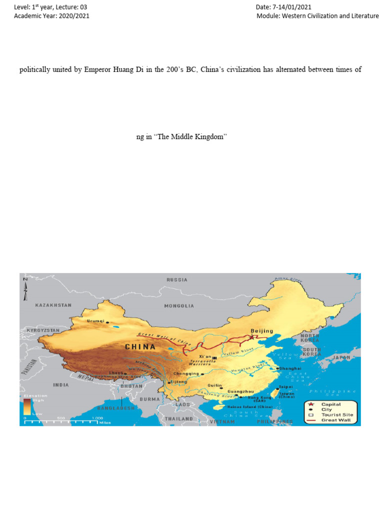 China, History Civilization Its Emergence. Peak The Decline | PDF ...