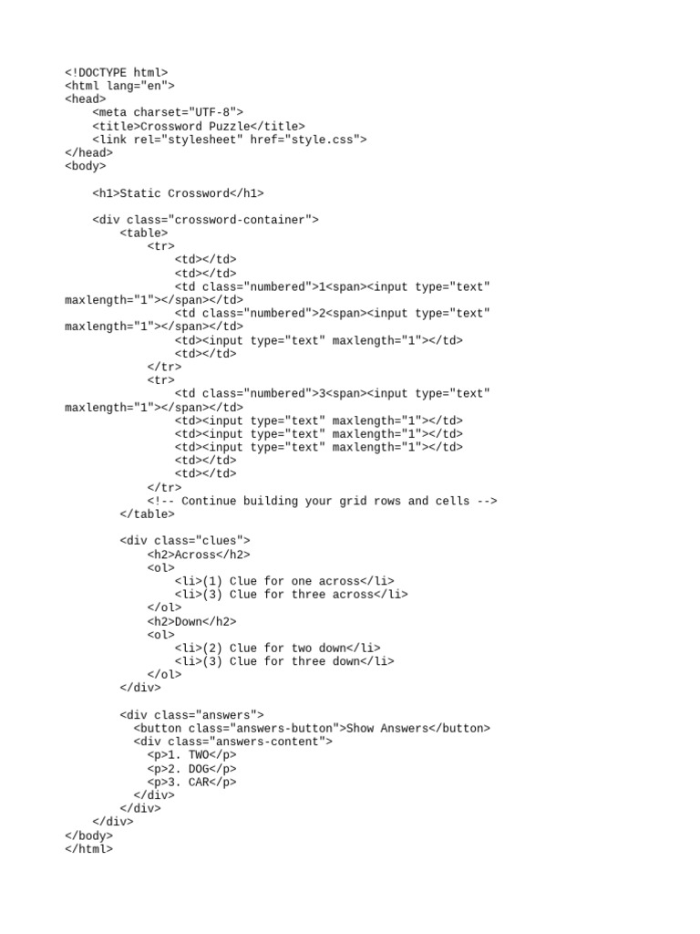 Doctype HTML | PDF