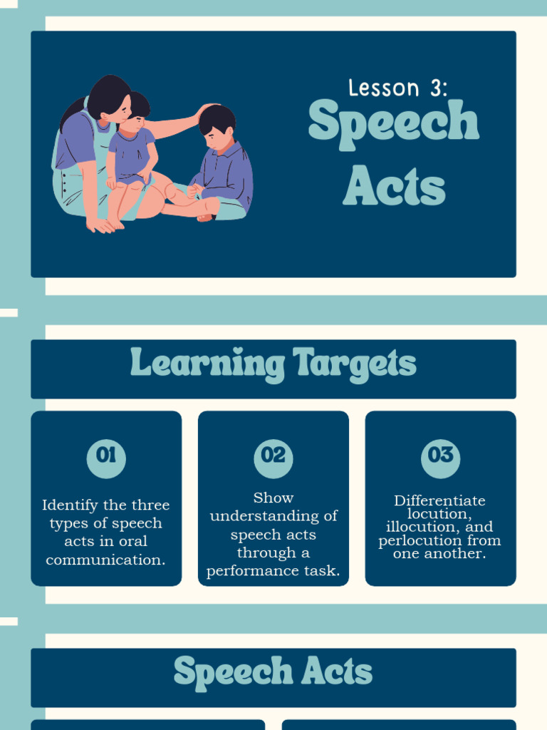 Types of Speech Acts in Oral Communication | PDF | Linguistics ...