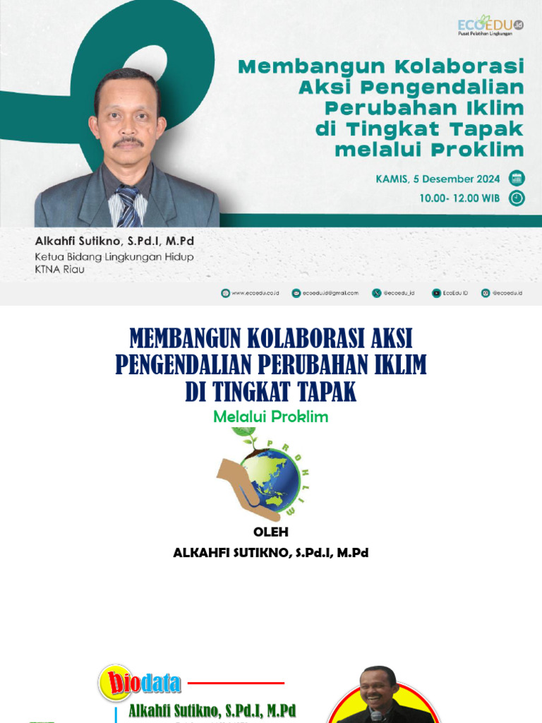 Strategi Mitigasi Perubahan Iklim Proklim | PDF