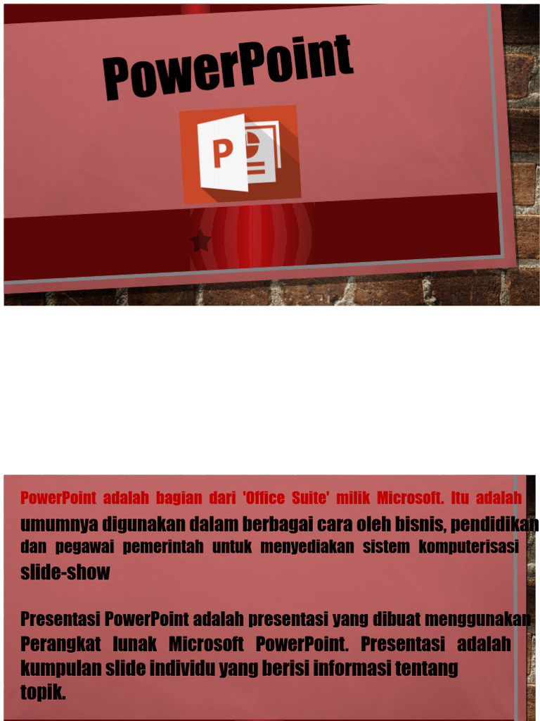 Penggunaan Dan Fungsi PowerPoint | PDF
