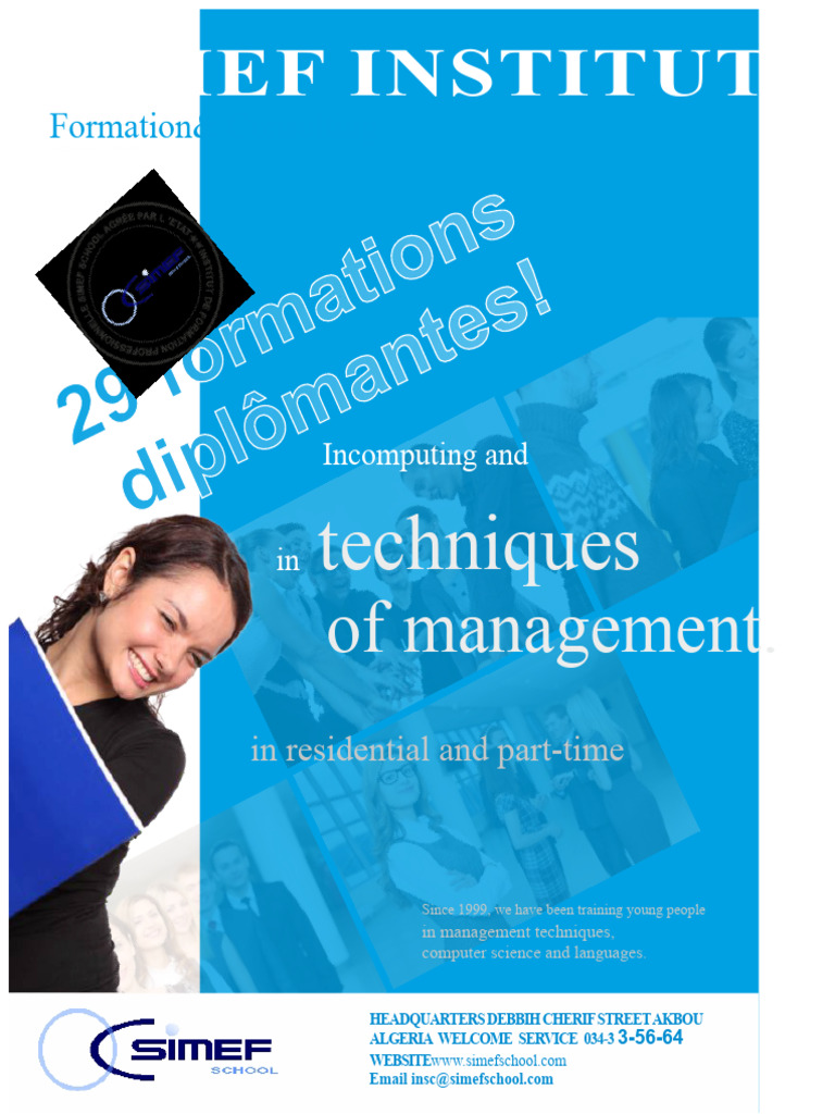 Training Offer SIMEF SCHOOL | PDF | Computing