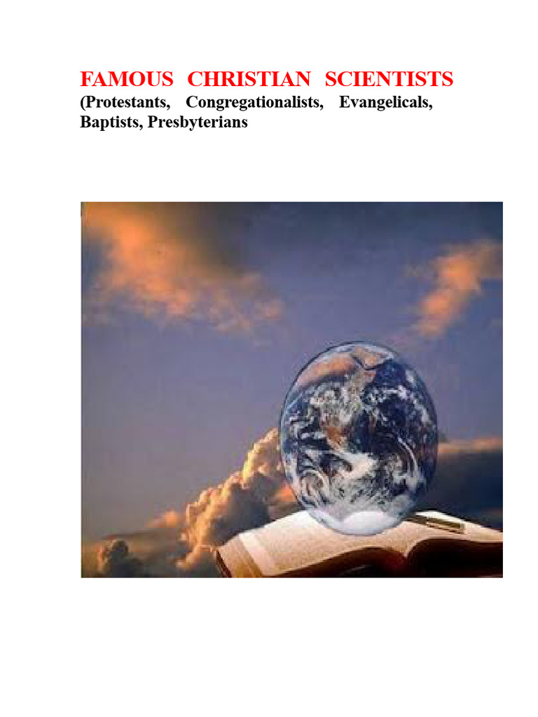 Notable Christian Scientists in History | PDF | Electromagnetism | Gases