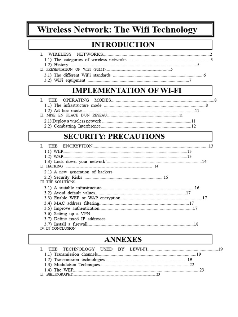 Understanding WiFi Technology and Security | PDF | Ieee 802.11 | Wi Fi