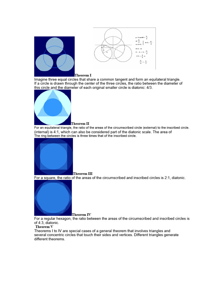 theorems of circles | PDF