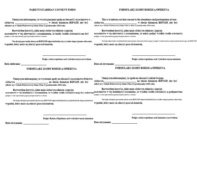 Pozwolenie BSP GSP | PDF