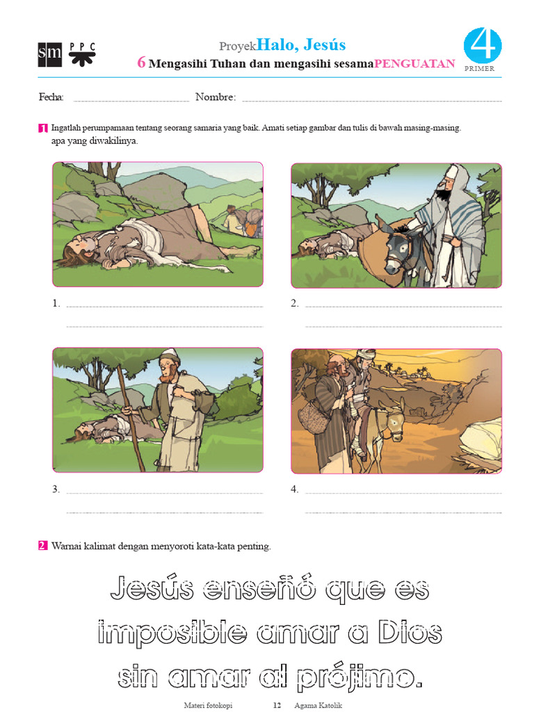 Mengasihi Tuhan Dan Mengasihi Sesama | PDF