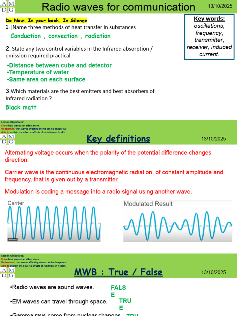 7 Radio Waves and Waves in Communication | PDF | Electromagnetic ...
