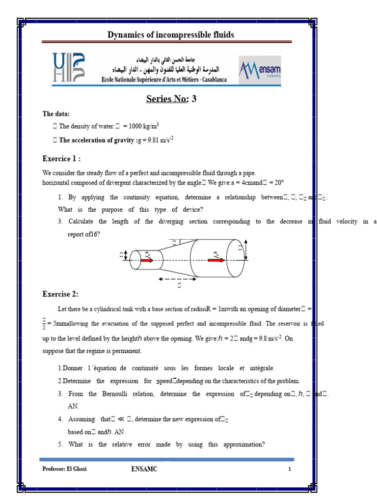 Dynamics of Incompressible Fluids | PDF | Fluid Dynamics | Pump