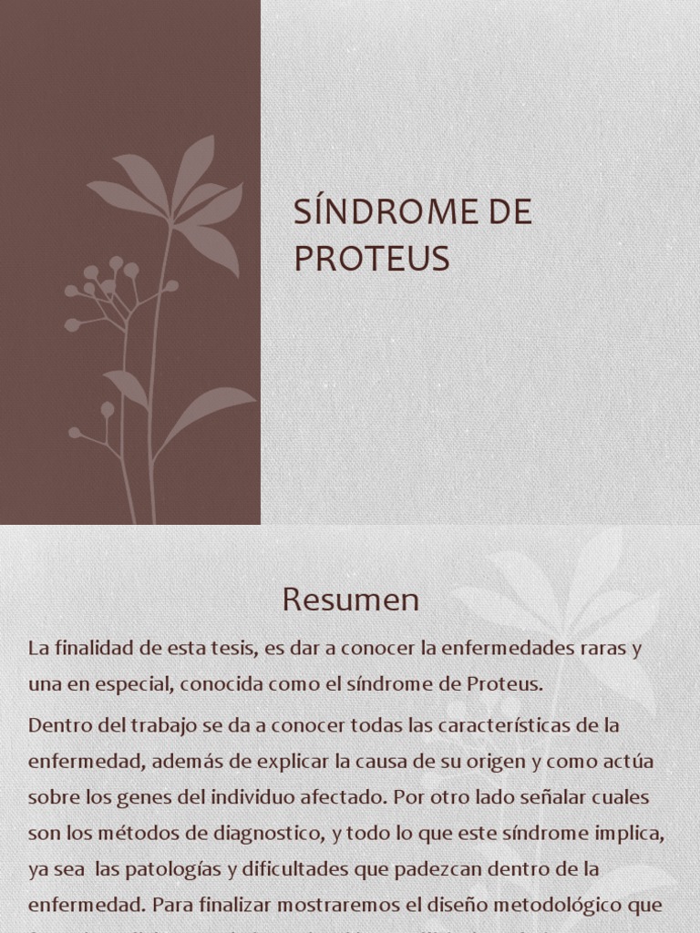 Síndrome de Proteus | PDF | Mutación | Cáncer