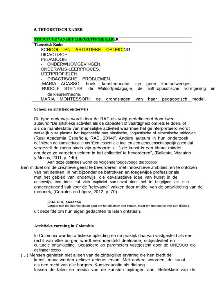 Theoretisch Kader | PDF