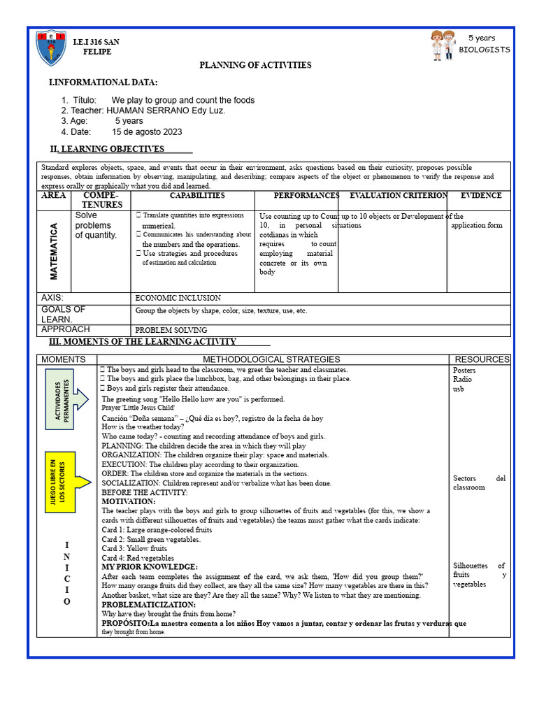 Learning Session From August 14 To 18 According To Change of Activities ...