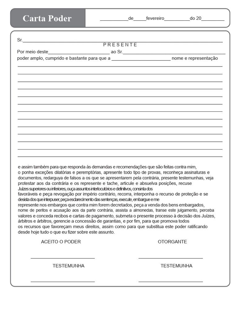 Carta Poder | PDF