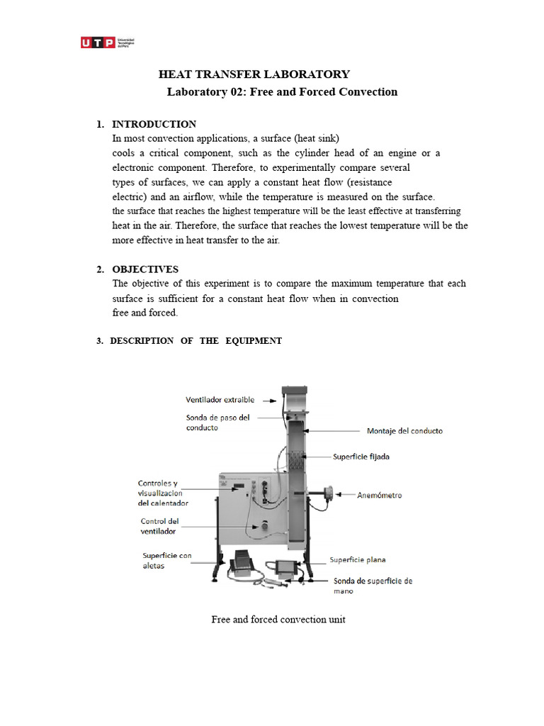 Free and Forced Convection Experiment | PDF | Heat Transfer | Convection